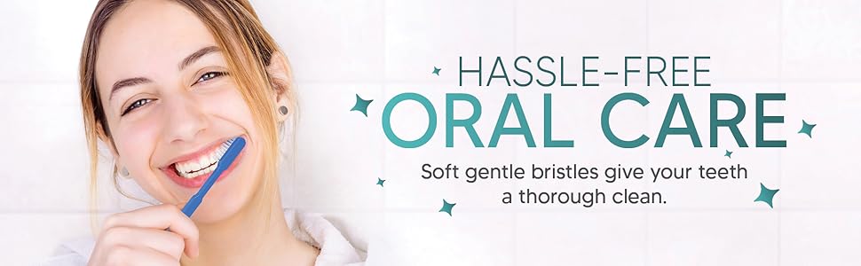 Amazon.com : Pruvade 144 Pack Disposable Bamboo Toothbrushes with ...