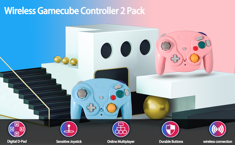 Amazon.com: Doueuain 2 Pack Wireless Classic Controller for Wii Gmae ...