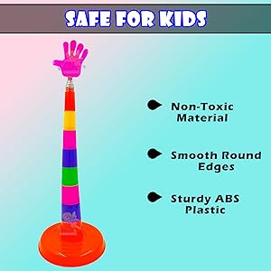 WISHKEY 2 in 1 Ring Toss Game for Kids, Ring Throwing Game for Single and Group Play, Outdoor ...