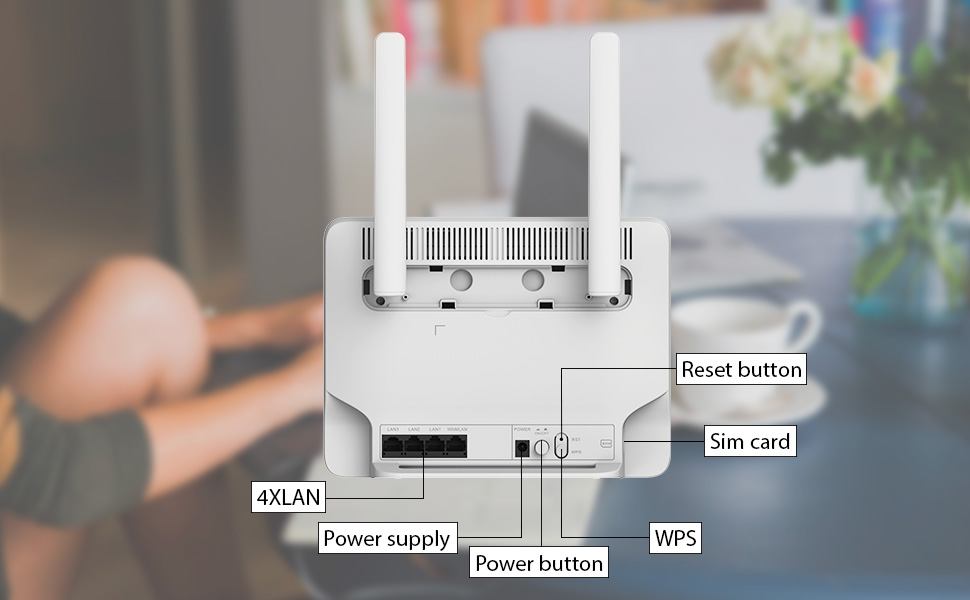 STRONG 4G+ LTE CAT6 Wi-Fi Router, AC1200 Dual-Band Wi-Fi, Zero Configuration, 4x Gigabit ports ...