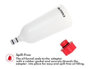 Amazon.com: BILITOOLS Oil Funnel Set for Engine Oil Change, Automotive Engine Oil Dispenser ...