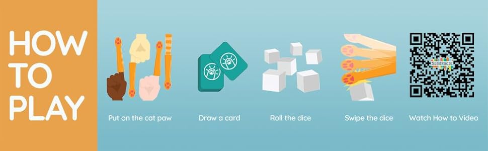 Amazon.com: Spin Master Games, SolidRoots Cat-a-gories, Vocabulary Learning Dice Game, Fun for ...