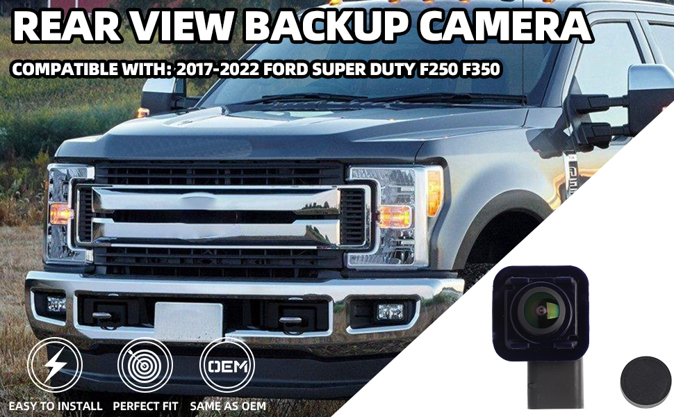 Amazon.com: Dasbecan Rear View Park Assist Camera Replacement Compatible with 2017-2022 Ford ...