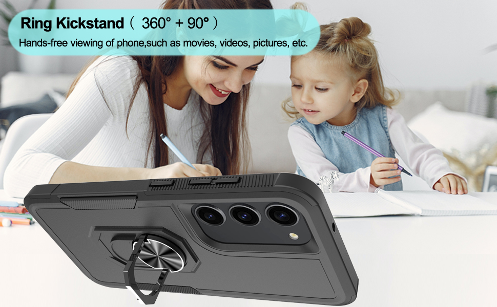 Amazon.com: LEXNEC for Samsung Galaxy S23 Plus Case with Tempered Glass Screen Protector,Heavy ...