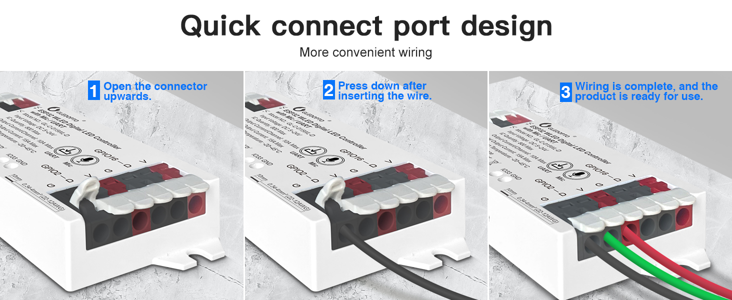 Amazon.com: GLEDOPTO ESP32 WLED LED Strip Controller Mic UART Download ...