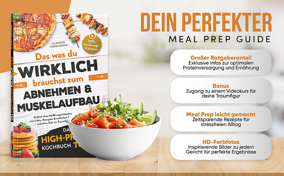 Das was du WIRKLICH brauchst zum Abnehmen & Muskelaufbau - Das High-Protein Kochbuch To Go ...