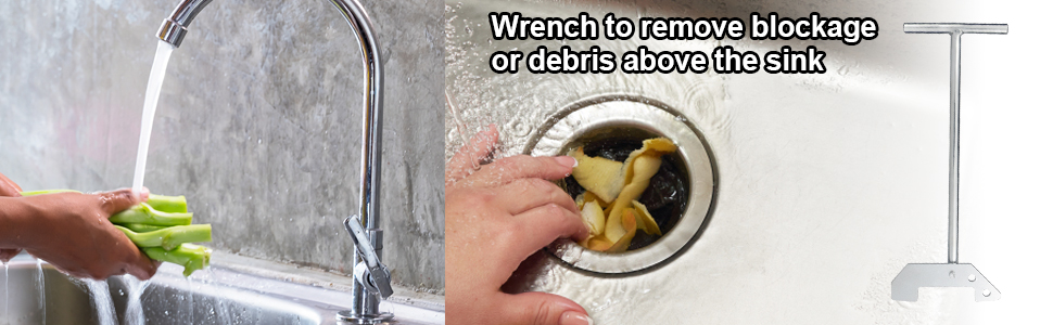 EZYPAK Garbage Disposer Unjamming Wrench Compatible with Waste King and ...