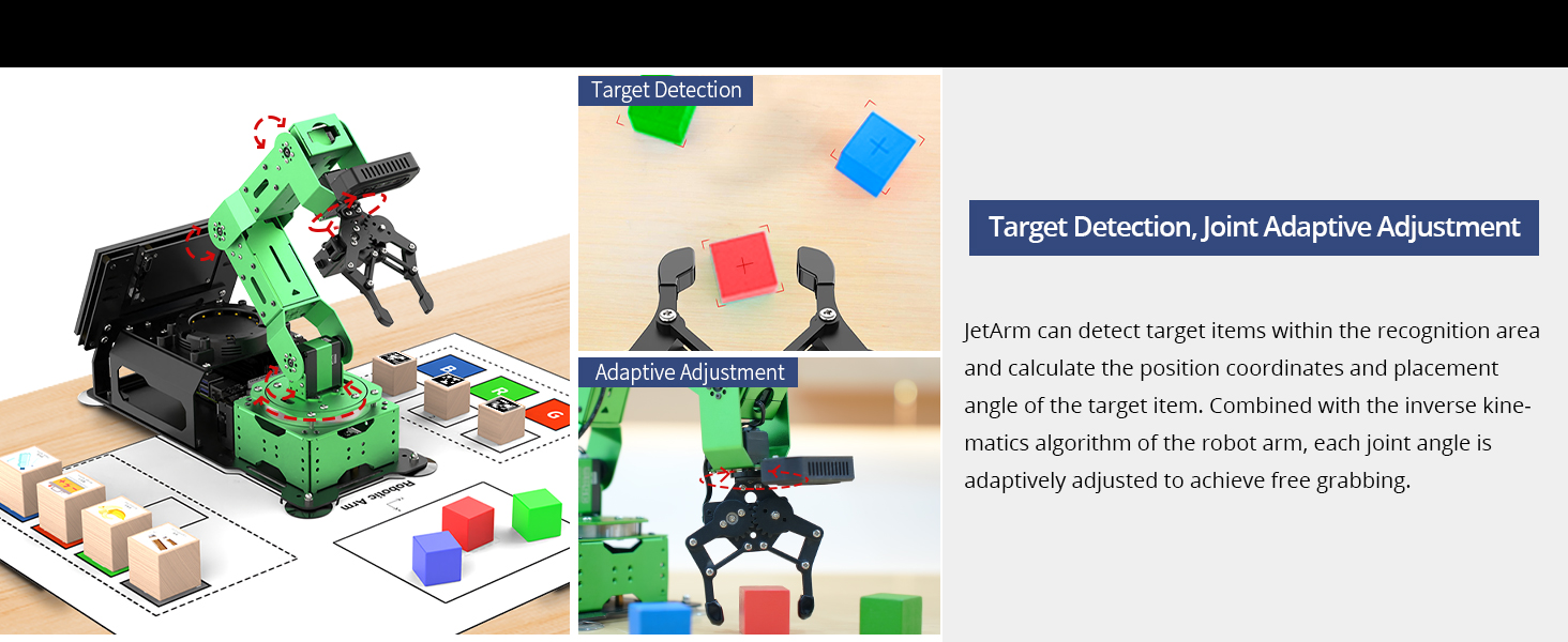 Amazon.com: HIWONDER ROS2 ROS1 ChatGPT Robotic Arm 6DOF Flexible AI ...