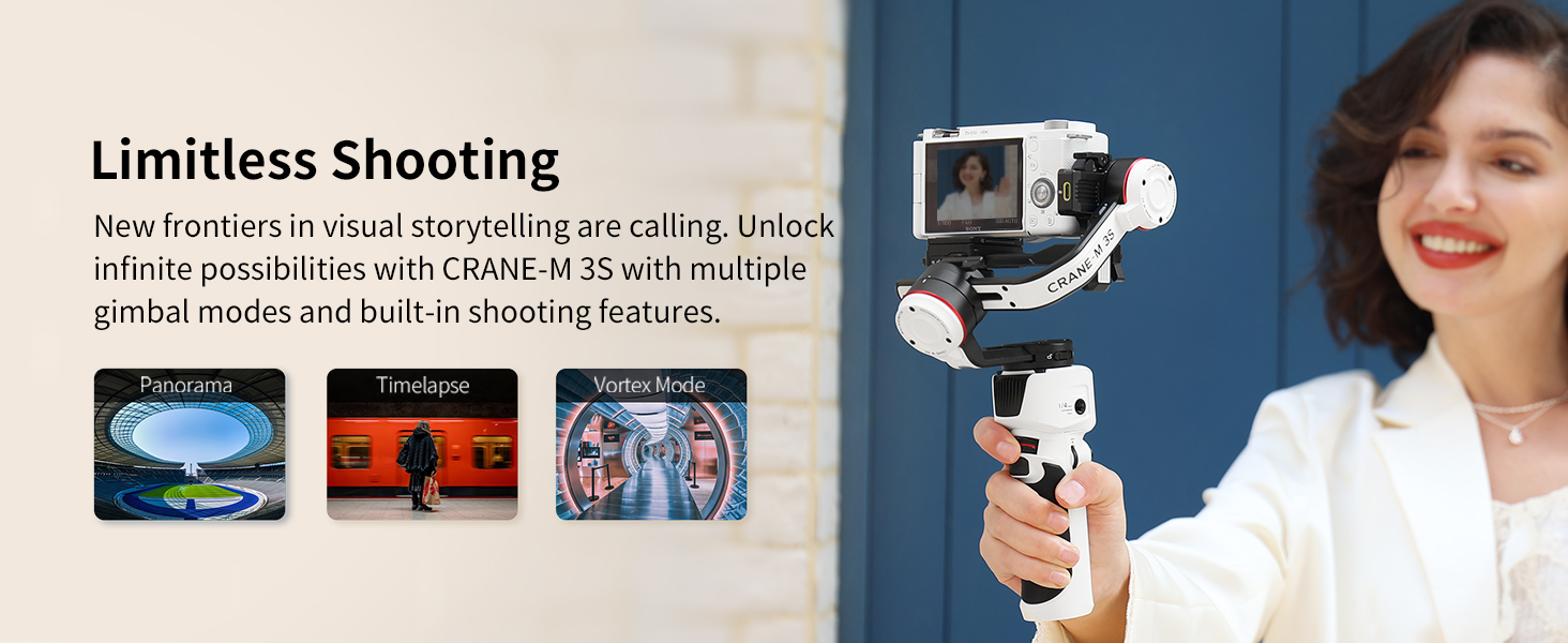 Amazon.com: Zhiyun Crane-M3S Combo 3-Axis Handheld Gimbal Stabilizer ...