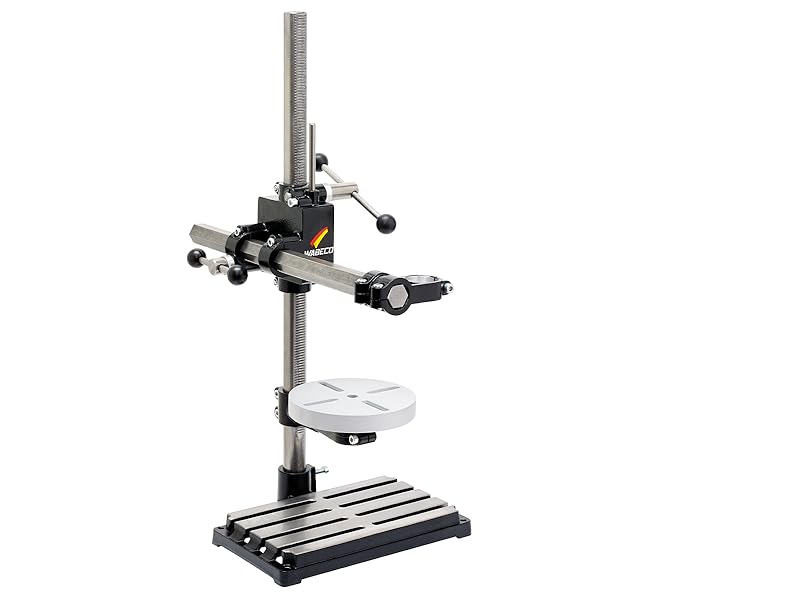 WABECO Bohrständer Fräsständer BF1243 mit Bohr-Frästisch, 2 Zustellachsen vertikal/horizontal ...