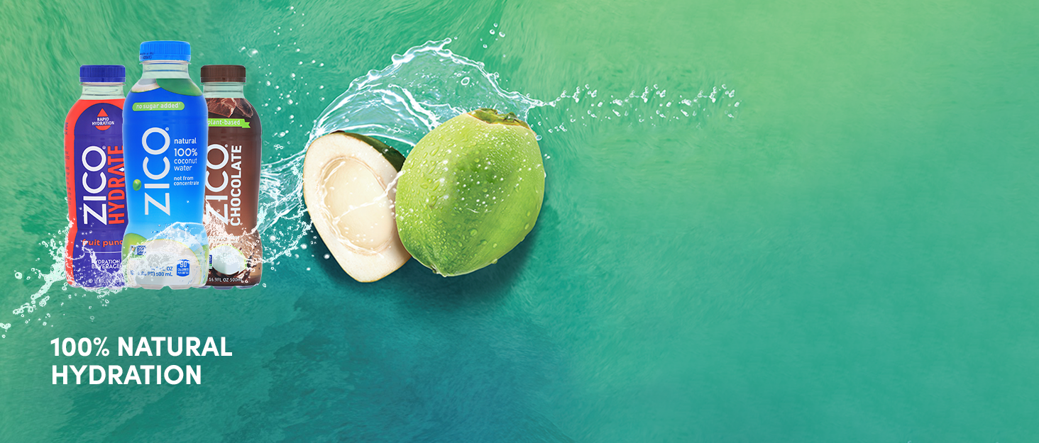 Amazon.com : Zico 100% Coconut Water, No added Sugar, Refreshingly Delicious, Hydration with ...