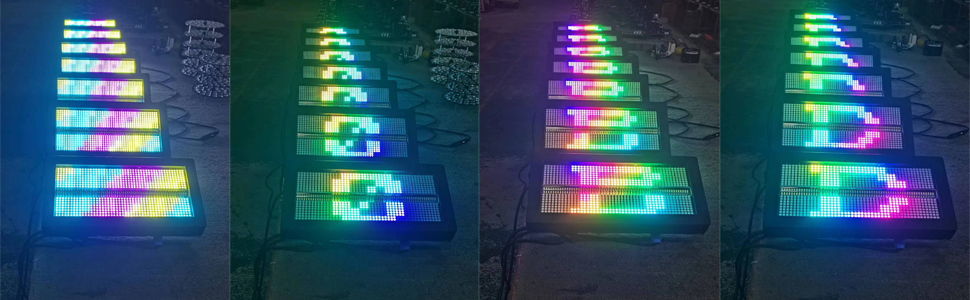 Amazon.com: JUNMAN 400W RGBW Led Strobe Light DJ Disco Stage Wash ...