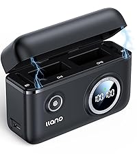 Amazon.com: llano 2 Pack LP-E17 Batteries with USB-C Port, Dual Slot Battery Charger for Canon ...