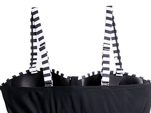 Amazon.com: Yonique Womens Underwire Tankini Swimsuits with Skirt Two ...