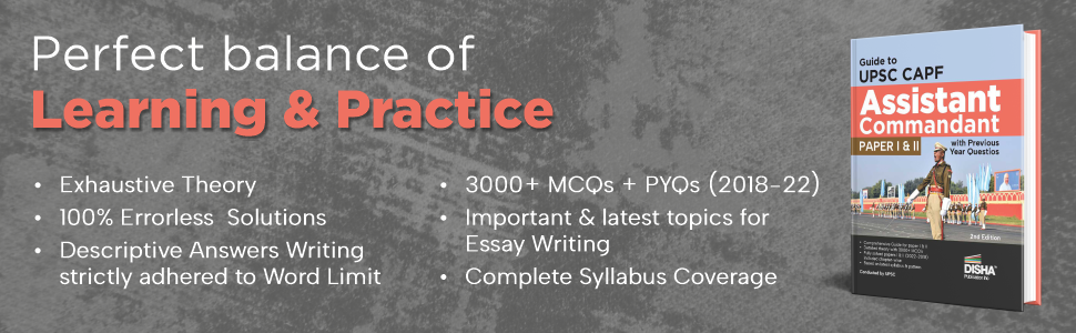 Guide to UPSC CAPF Assistant Commandant Paper I & II with Previous Year Questions 2nd Edition ...