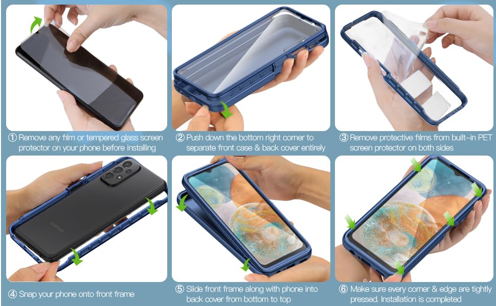 Amazon.com: JXVM for Samsung Galaxy A23-5G Case: Dual Layer Silicone Slim Galaxy A23 4G Case ...