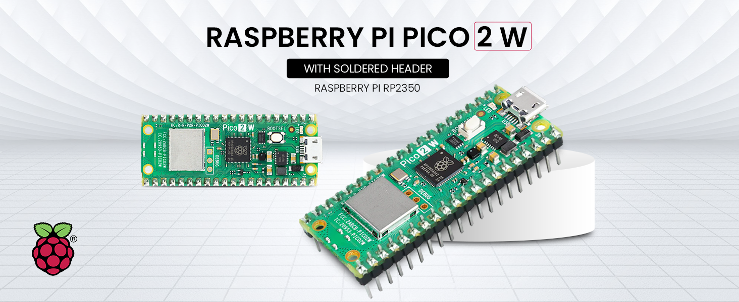 sb components Raspberry Pi Pico 2 W with Headers: Amazon.co.uk: Business, Industry & Science