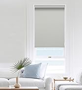 Amazon.com: Changshade Custom Size Zebra Roller Shades, Blackout(85%) Dual Layer Roller Blinds ...