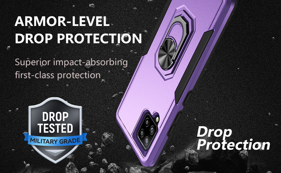 Amazon.com: Fucozan for Samsung Galaxy A42 5G Case with Kickstand Ring Rugged Protective ...