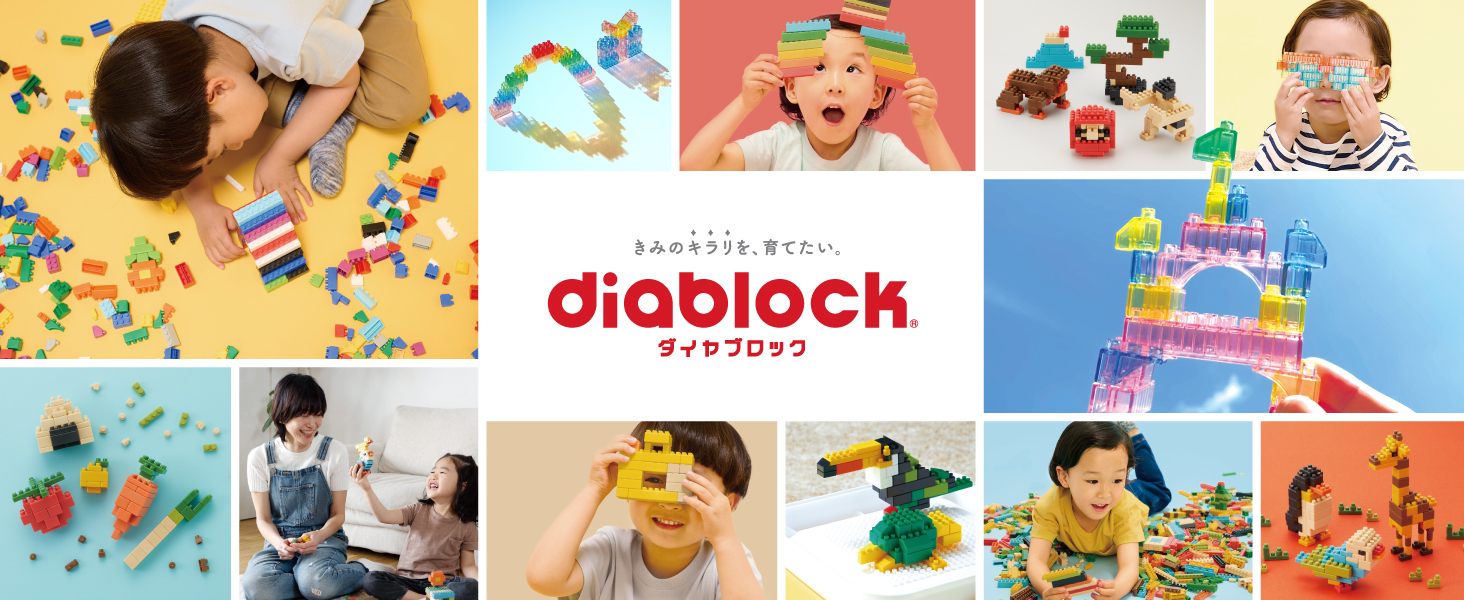 Amazon.co.jp: カワダ(Kawada) ダイヤブロック OKOMEIRO(オコメイロ) L ND-01 : おもちゃ