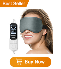 Amazon.com: Ezona Heated Eye Mask, Warm Eye Compress Mask for Dry Eyes, USB Electric Eye Heating ...
