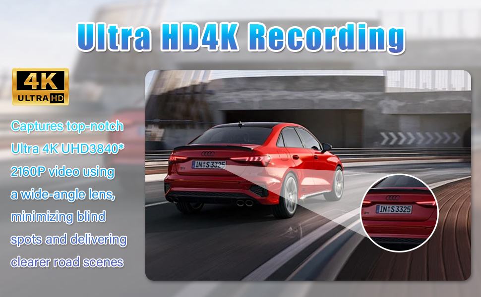 Amazon.com: Joyanksd K03 On-Dash Cameras - Front and Rear Dash Cam for Cars, 4K Dual DashCam ...