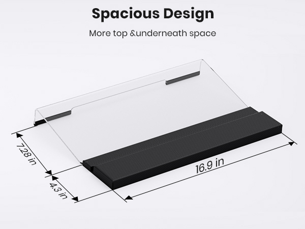 Mua Computer Keyboard Stand Acrylic Tilted Keyboard Holder for Easy ...