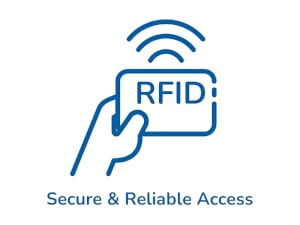 SecureMyDoor - 50x RFID Proximity Fobs in Blue - Token - Fob - Tag ...