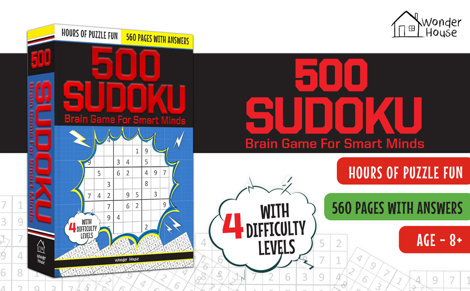 500 Sudoku Brain Games For Smart Minds: Wonder House Books: 9789354405808: Amazon.com: Books