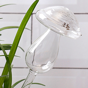 KiKiHeim Plant Watering Globes, Hand Blown Clear Glass Self Watering Globes, Automatic Plant ...