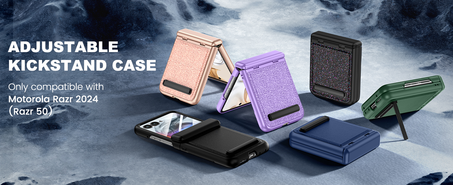 Amazon.com: VEGO for Motorola Razr 2024 Case with Hinge Protection [Not fit Razr Plus 2024 ...
