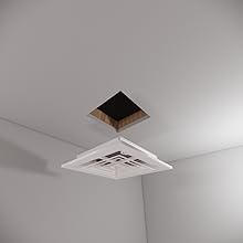 MAIER INTERNACIONAL - Air Vent Cover HVAC 10x10 Inches | 4-Way Supply Grille, Aluminum Square ...