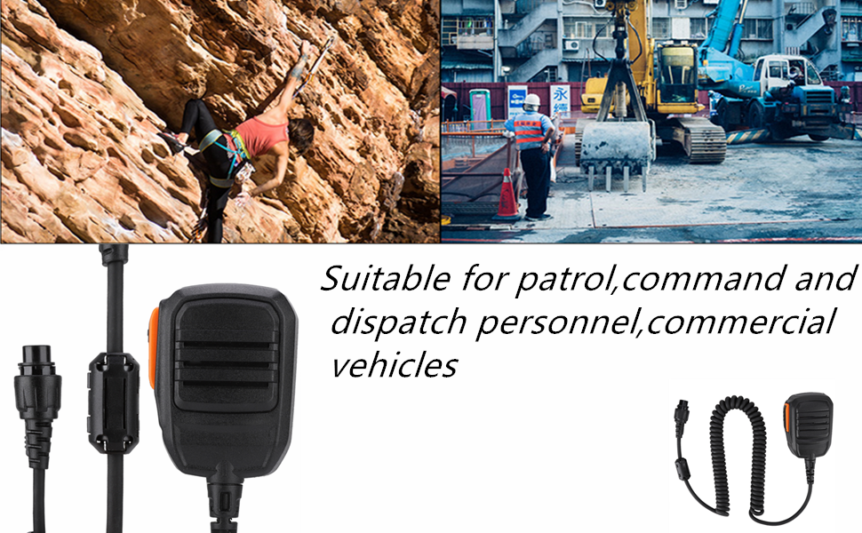 Amazon.com: Tosuny Speaker Mic Fit for Hytera HYT MD780 MD780G MD78XG MD782 MD785 MD788G RD620 ...