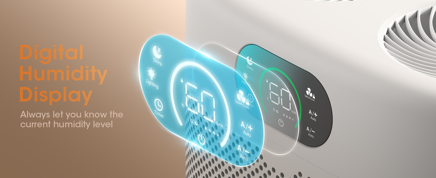 Amazon.com: Reuseable Wick Evaporative Humidifier for Bedroom Quiet Healthy Baby Humidifier, No ...