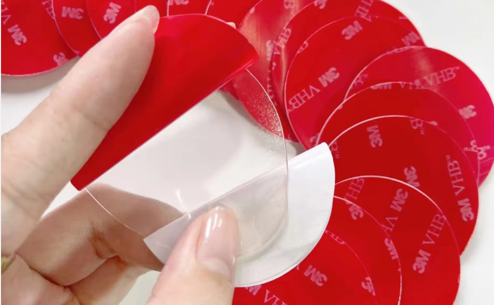 10 PCS Round Double Sided Tape Heavy Duty, 3M VHB Mounting Tape Pad Sticker Strong Adhesive ...