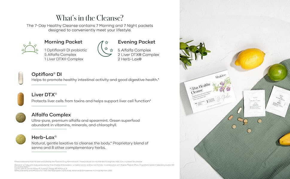 Amazon.com: Shaklee - 7-Day Healthy Cleanse: Complete System Reset, and Energy Boost - With ...