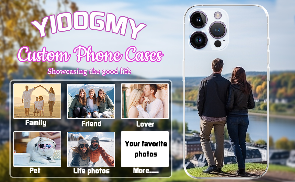 Amazon.com: YIOOGMY Personalized Customized Phone Case, Compatible with iPhone 16 15 14 13 12 11 ...