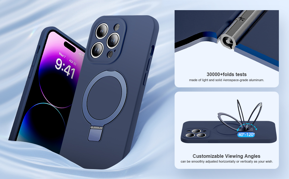 Amazon.com: for iPhone 12 Pro Max Case with Magnetic Invisible Stand Compatible with MagSafe ...