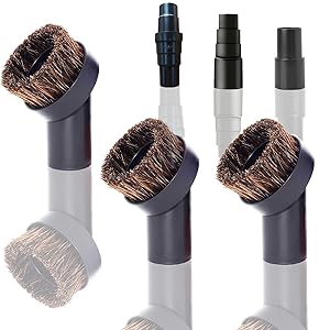 Amazon.com: 3 PACK 1-1/4 Inch Round HorseHair Vacuum Dust Brush ...