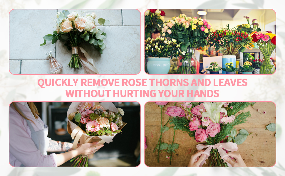 Amazon.com: 3 PCS Rose Thorn Stripper Tool, Flower Stem Cutter, Thorn Remover for Roses, Rose ...