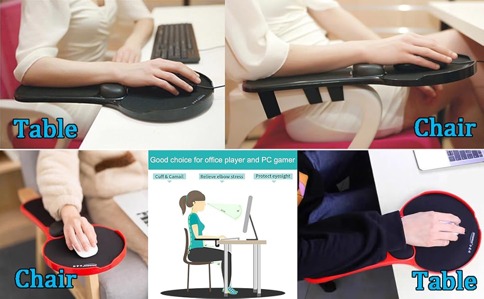 Amazon.com: LL-COEUR Memory Foam Arm Support Wrist Rest for Table and ...