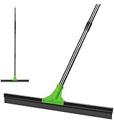 Amazon.com: DALIPER Floor Squeegee with 18'' Silicone Rubber Scraper Head and 58'' Long ...