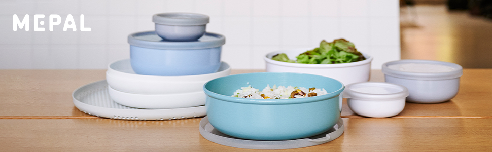 Mepal – Kitchen storage bowls Lumina 3-Piece Set – Food storage ...