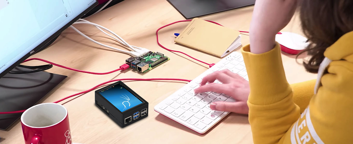 Amazon.com: JUN-ELECTRON for Raspberry Pi 5 Touch Screen with Case, 3.5 ...