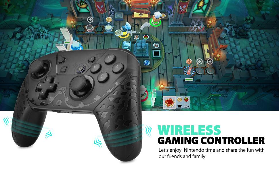 YCCTEAM Wireless Pro Controller Gamepad Compatible with Switch Support ...