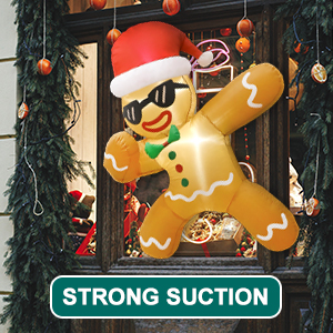 Amazon.com: OurWarm 3.5Ft Christmas Outdoor Decoration Christmas Inflatables Gingerbread Man ...