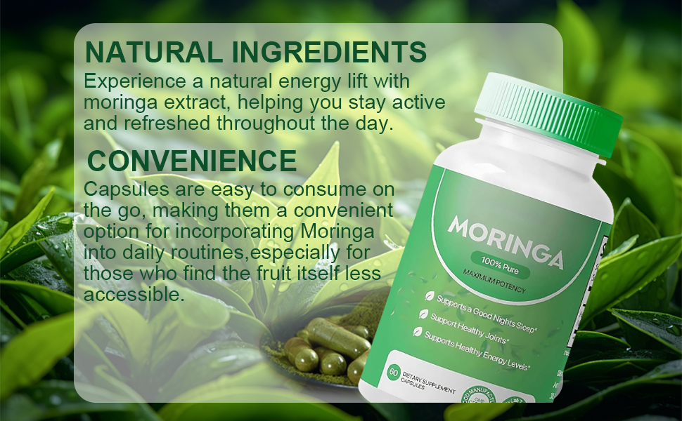Amazon.com: Moringa Capsules,Pure Moringa Powder Capsules - 800mg of Nutrient-Rich Moringa ...