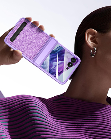 Amazon.com: VEGO for Motorola Razr Plus 2024 Case, with Hinge Protection, Built-in Screen ...