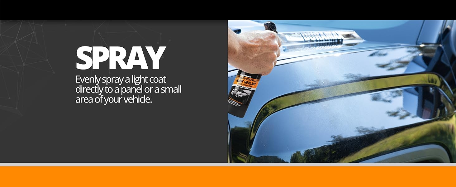 CERAKOTE® Platinum Rapid Ceramic Paint Sealant Spray (14 oz.) - Maximum Gloss & Shine ...