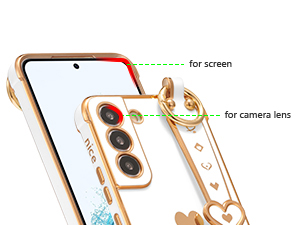 Amazon.com: DEFBSC Compatible with Samsung Galaxy S21 FE Case Soft TPU Cover White ...